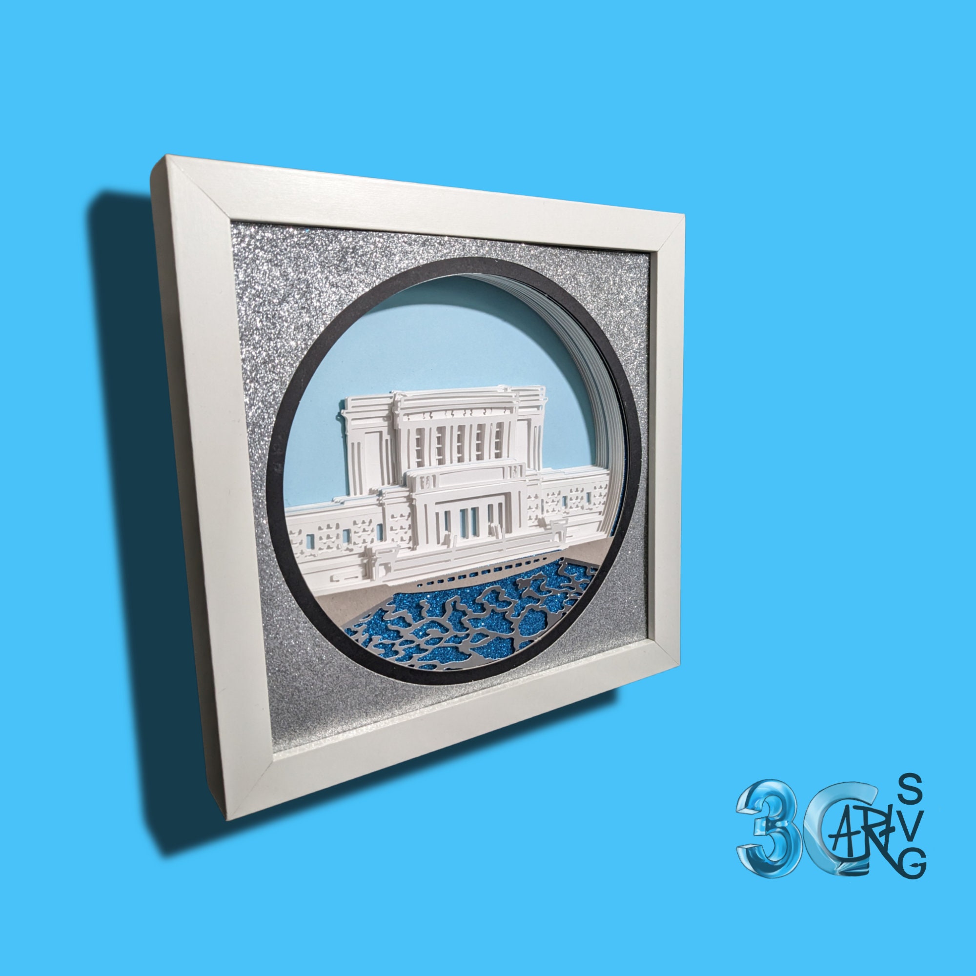 Mesa Arizona Temple 3D Shadow Box - Etsy