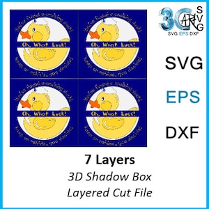 Layered 3D Cruise Duck Shadow Box - Etsy