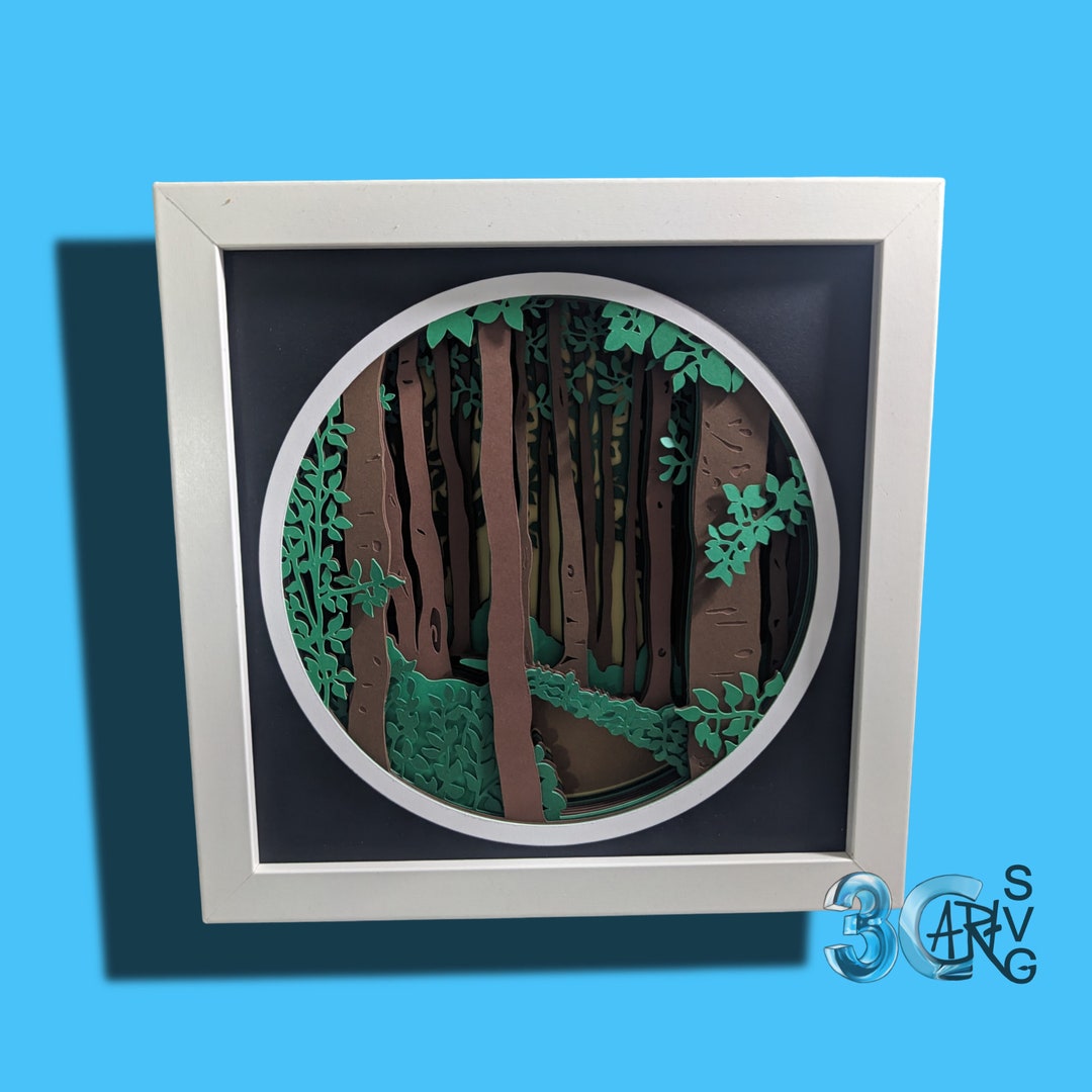 Forest Walk Shadow Box - Etsy