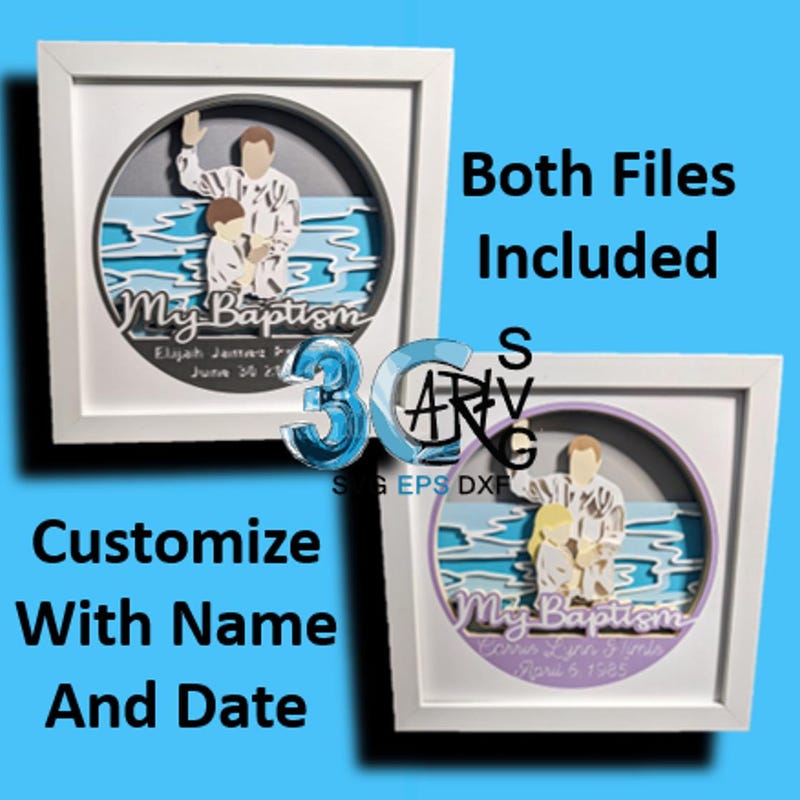 Card Boxes Girl Baptism - Etsy