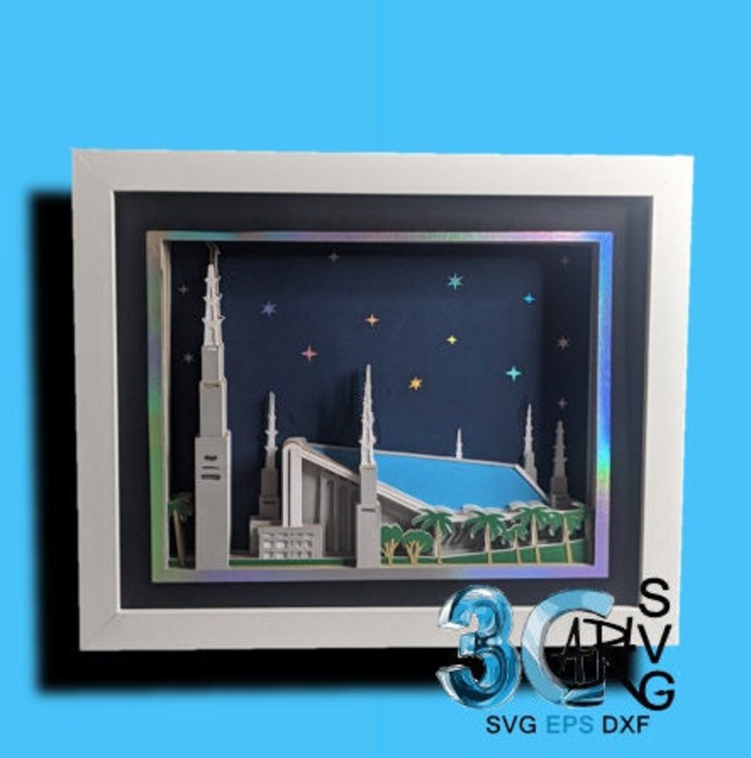 Taipei Taiwan LDS Temple 3D Shadow Box - Etsy