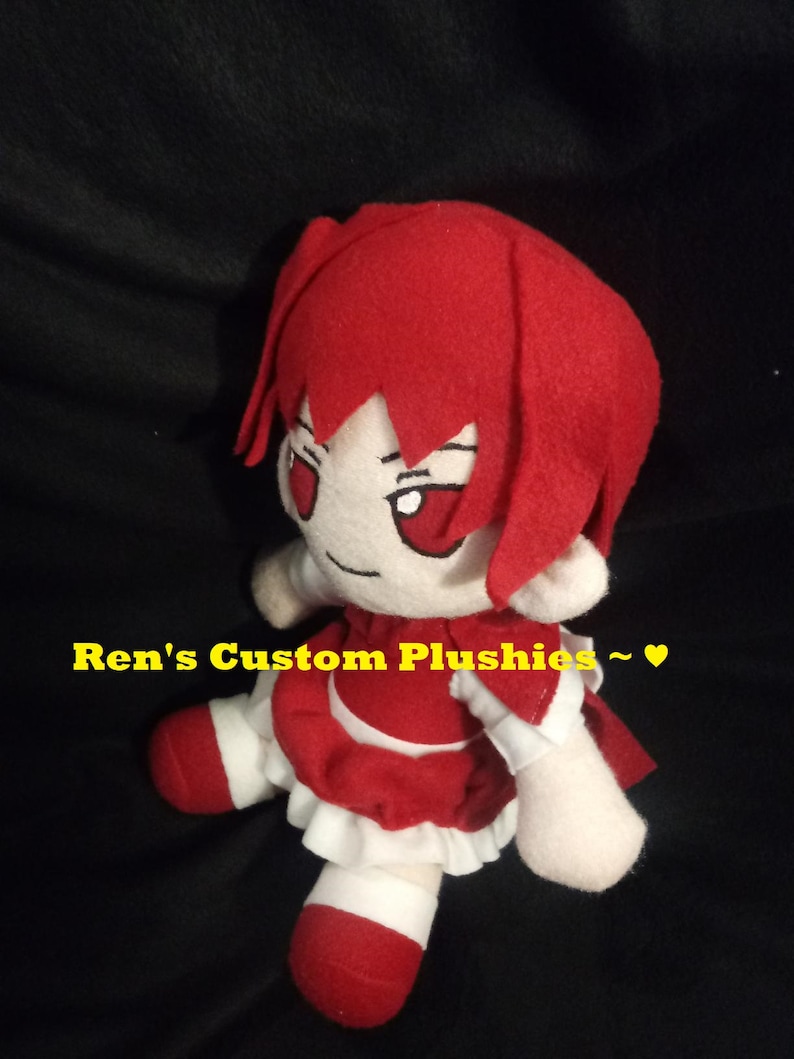 Custom Handmade Anime Videogame Chibi Yumemi Character Plushie Plush ...
