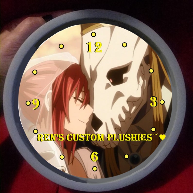 Custom Handmade Ancient Anime Elias Manga Character Wall Clock - Etsy