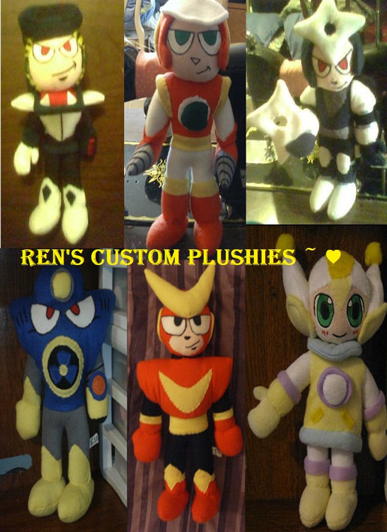 Custom Handmade Anime Manga Videogame Gamer Plush Create Your Own Robot ...