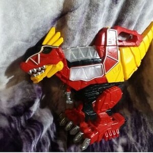 Bandai Rare Power Rangers Dino Charge T-rex Rumble & Roar Zyuden Sentai ...