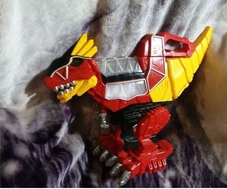 Bandai Rare Power Rangers Dino Charge T-rex Rumble & Roar Zyuden Sentai ...