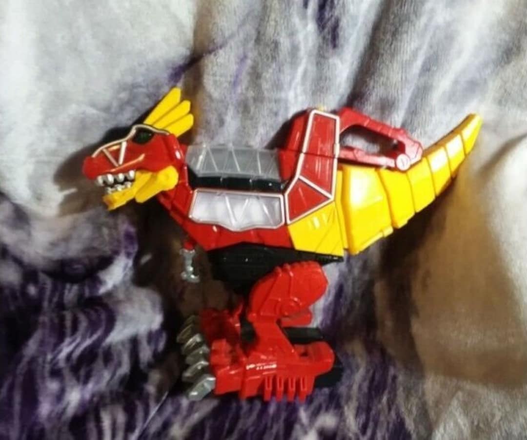 Bandai Rare Power Rangers Dino Charge T-rex Rumble & Roar Zyuden Sentai ...