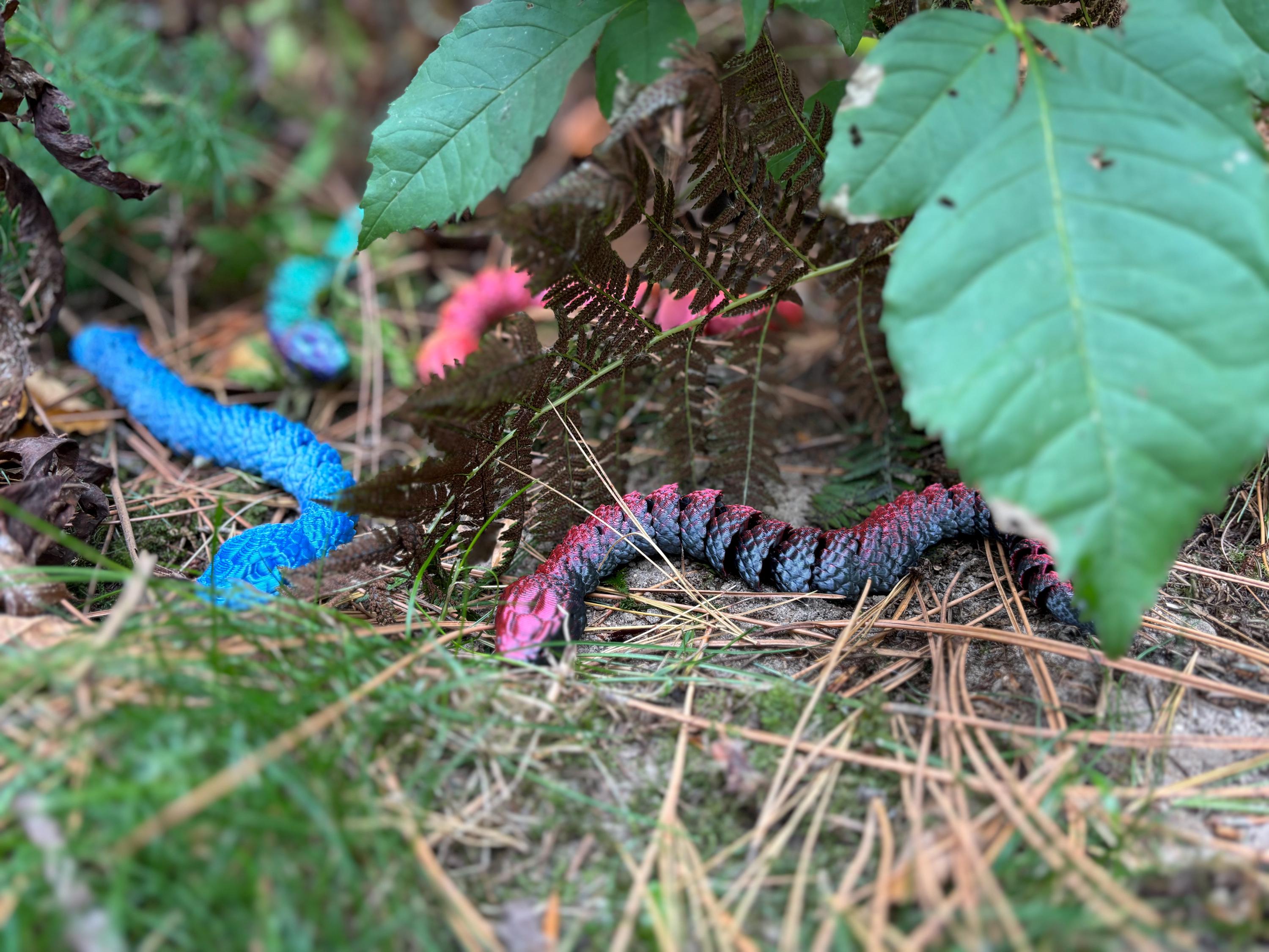 Articulated Snake | Dual/tri Color Filament | 3D Printed | Designed by ...