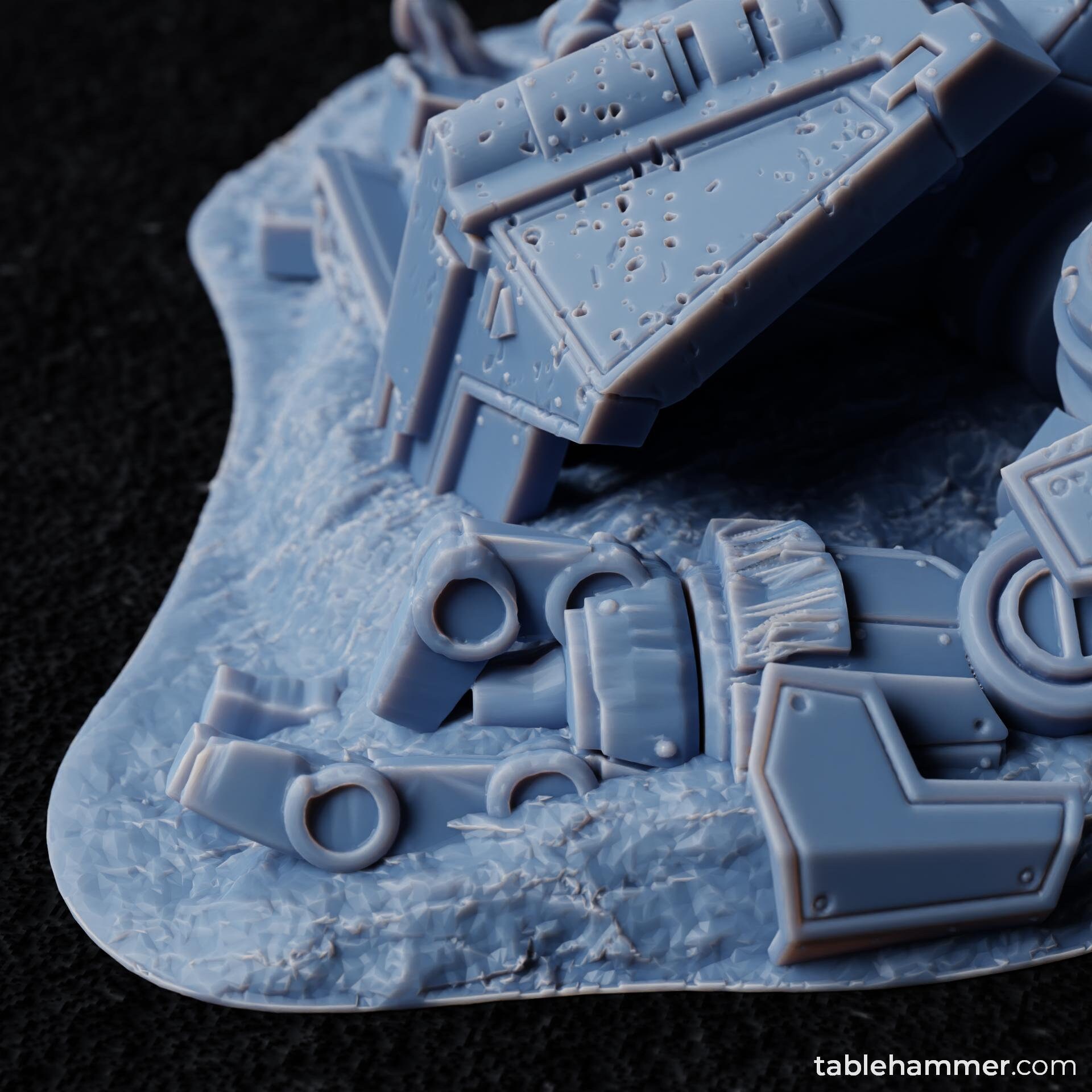 Crashed Heavy Walker With Corpse - Etsy