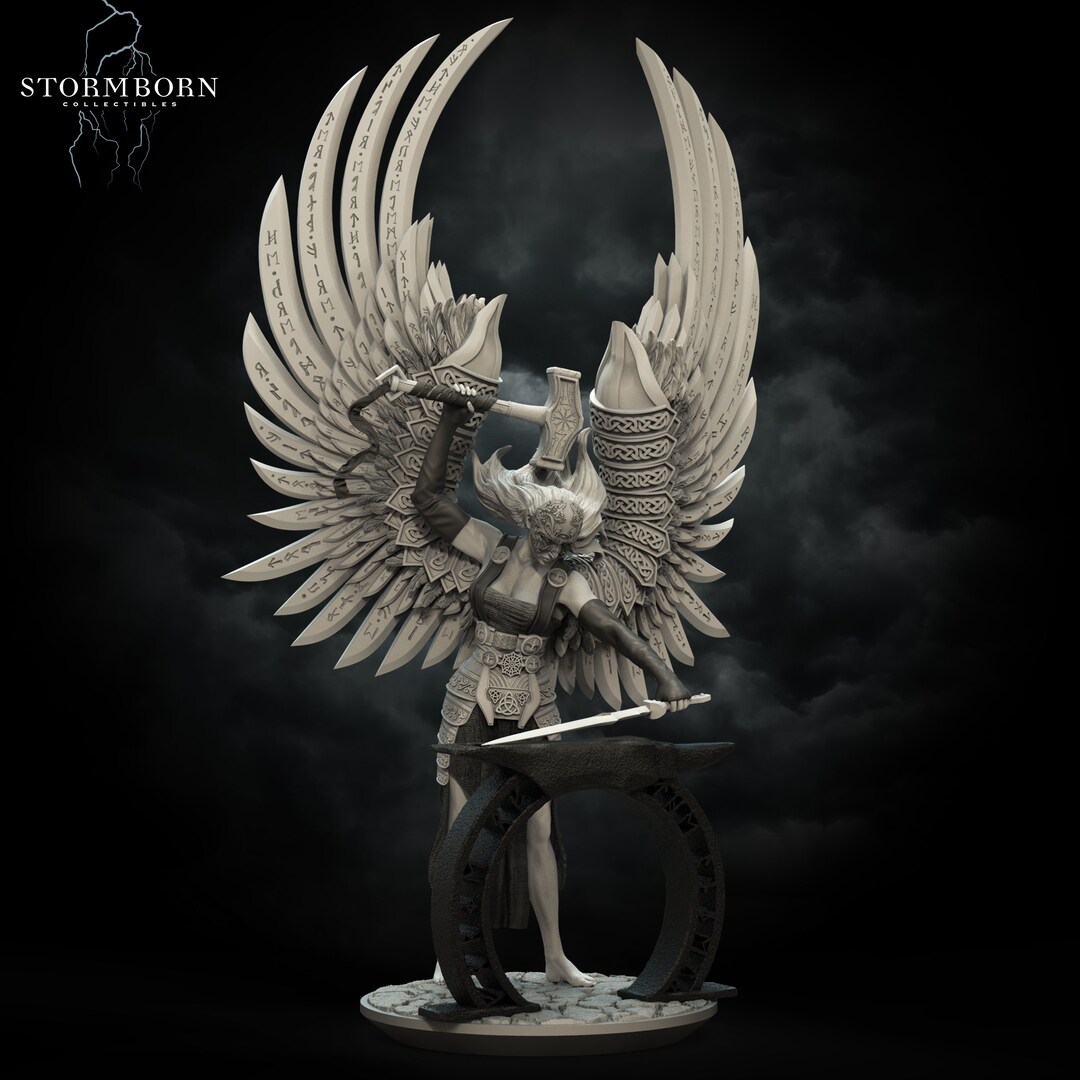 Sindra Angel of the Forge - Etsy