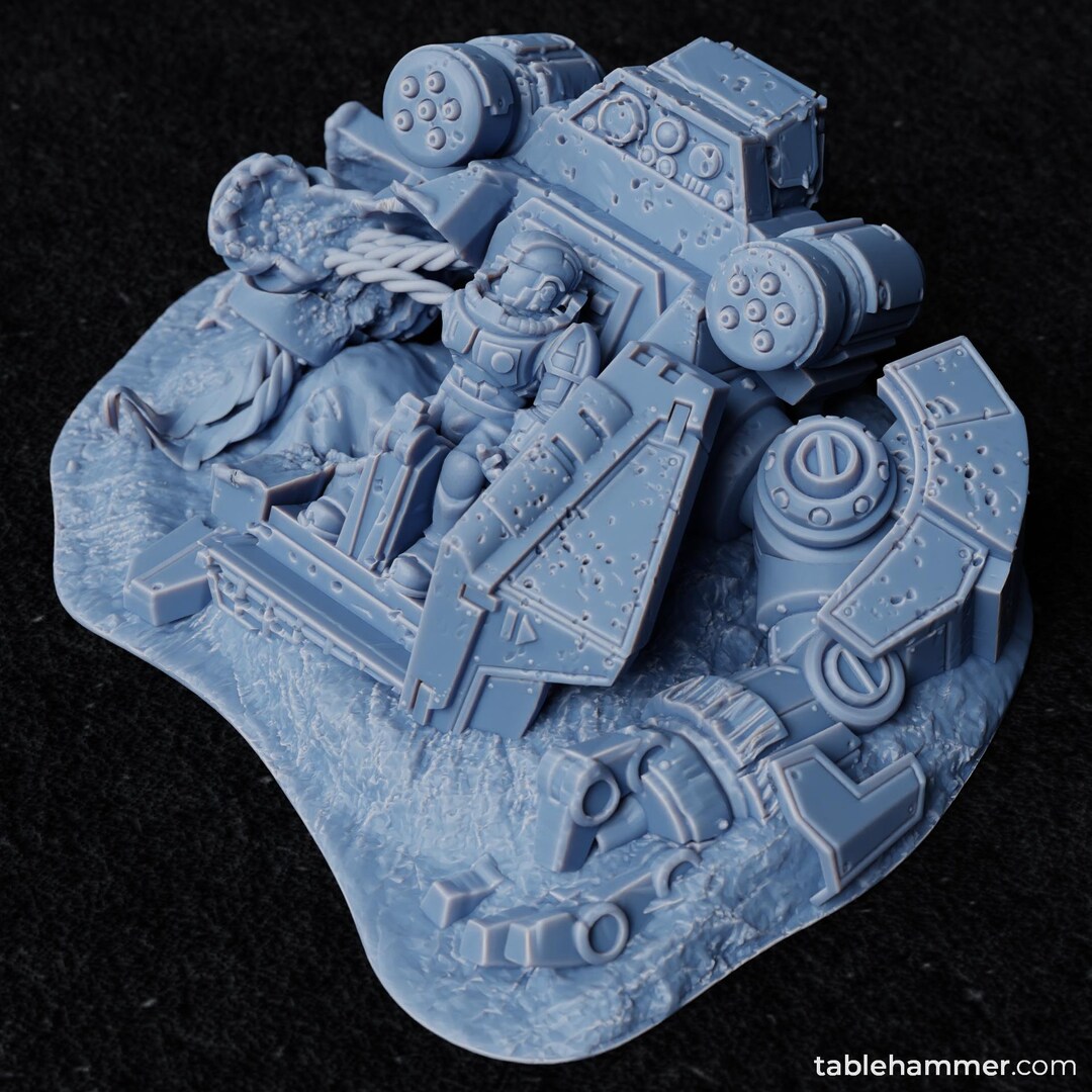 Crashed Heavy Walker With Corpse - Etsy