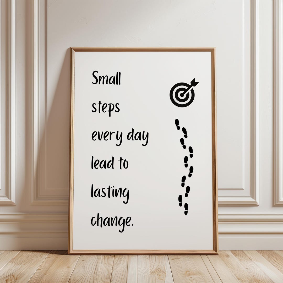 Motivational Quote Print, Inspiring Sign Printable, Office Desk Decor ...