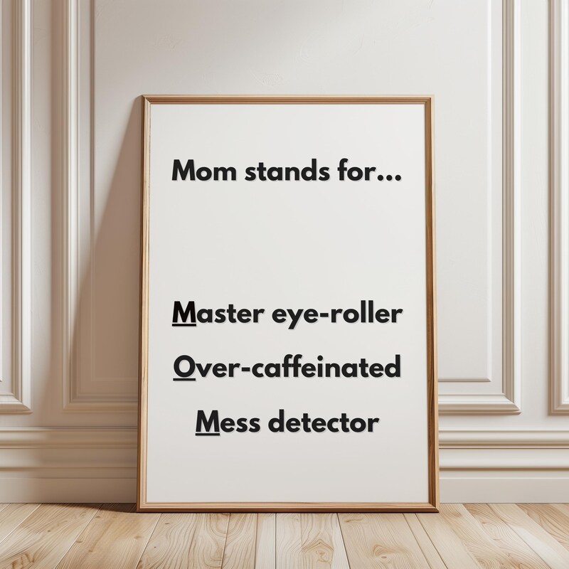 Mother Acronym - Etsy