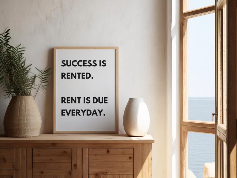 Decorative Motivational Quote Printable, Inspirational Quote, Home ...