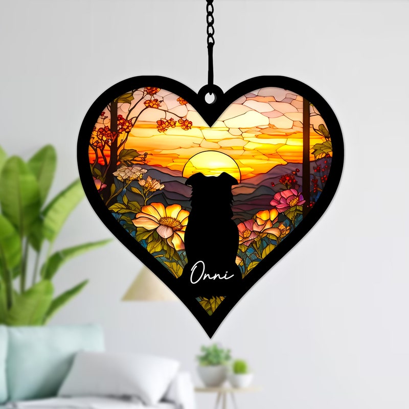 Dog Suncatchers - Etsy