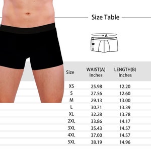 Custom Boxer Briefs for Men Personalized Face Photo Print Underwear ...