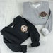 Custom Dog Face Embroidered Sweatshirt, Dog Photo Embroidered Hoodie ...