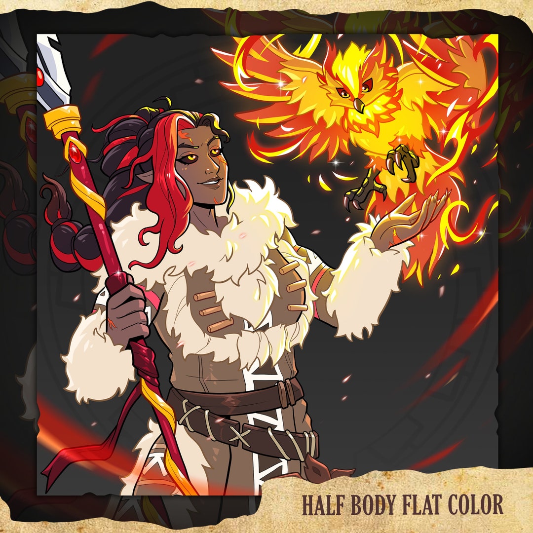 Dnd Personalize Character Art Custom Dungeons & Dragons Character ...