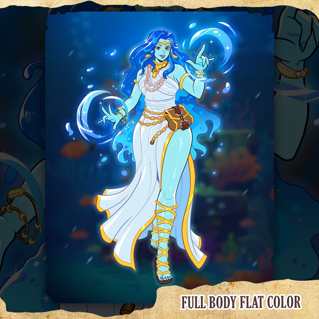 Custom Dnd Character Commission Art Personalized Party Dungeons ...