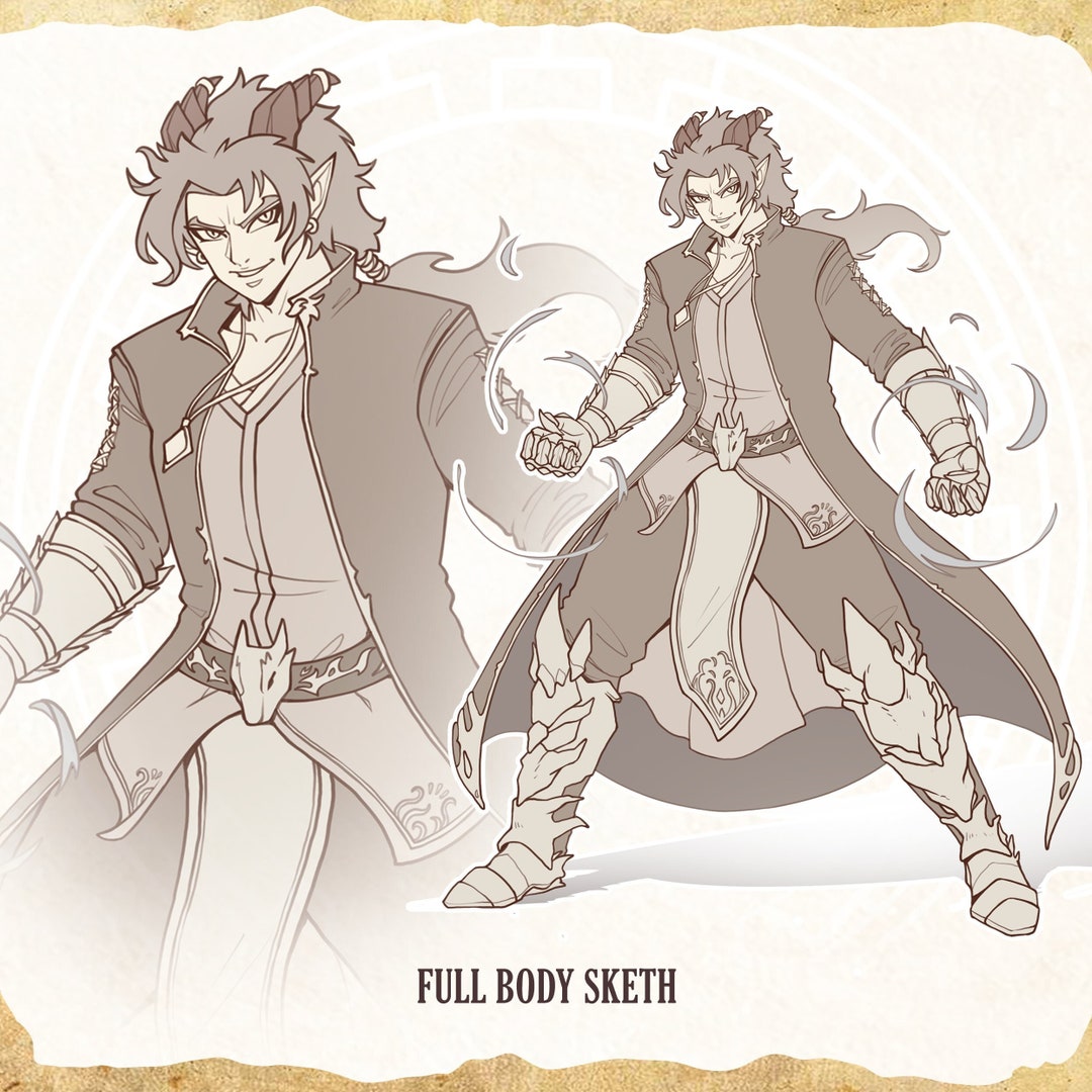 Custom Dnd Character Art Custom Dnd Commissions Character - Etsy