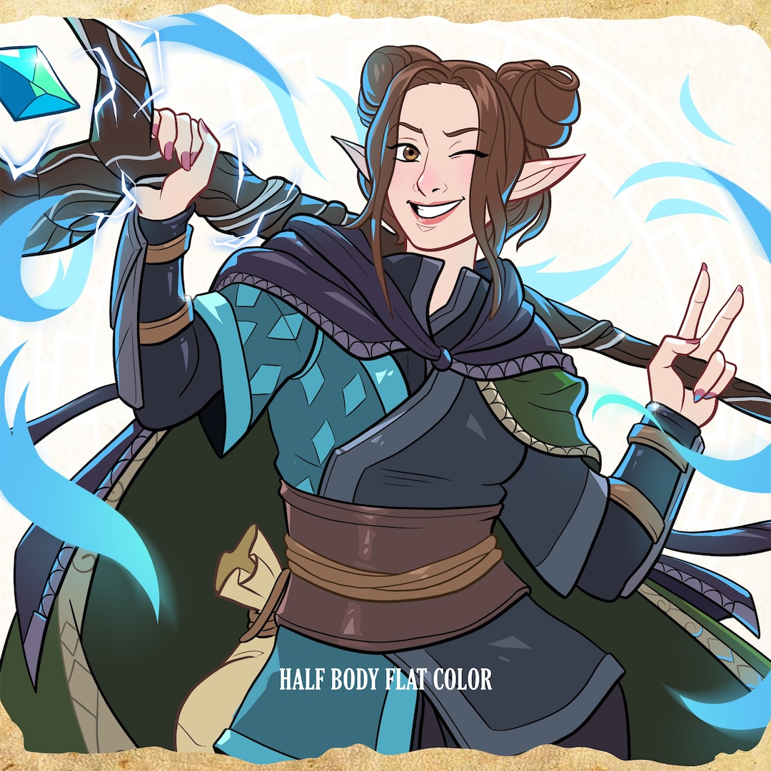 Personalized Art Commission Dnd Character Custom Dungeons & Dragons Art ...