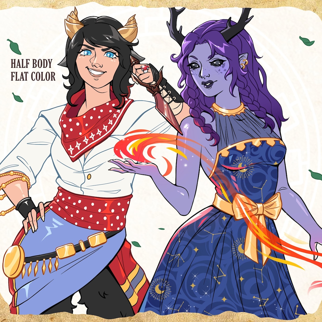 Dnd Commission Character Art Sketch Custom Dungeons & Dragons Art ...