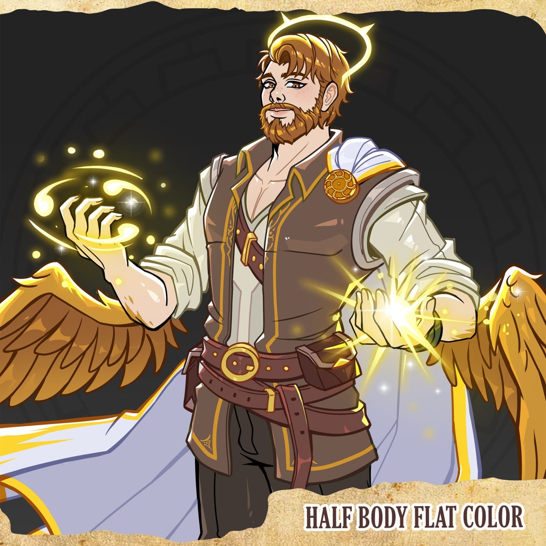 Custom Dnd Character Art Commission Personalized Party Dungeons ...