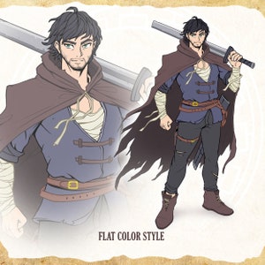 Personalized Character Art Dnd Custom Commission Character Dungeons ...