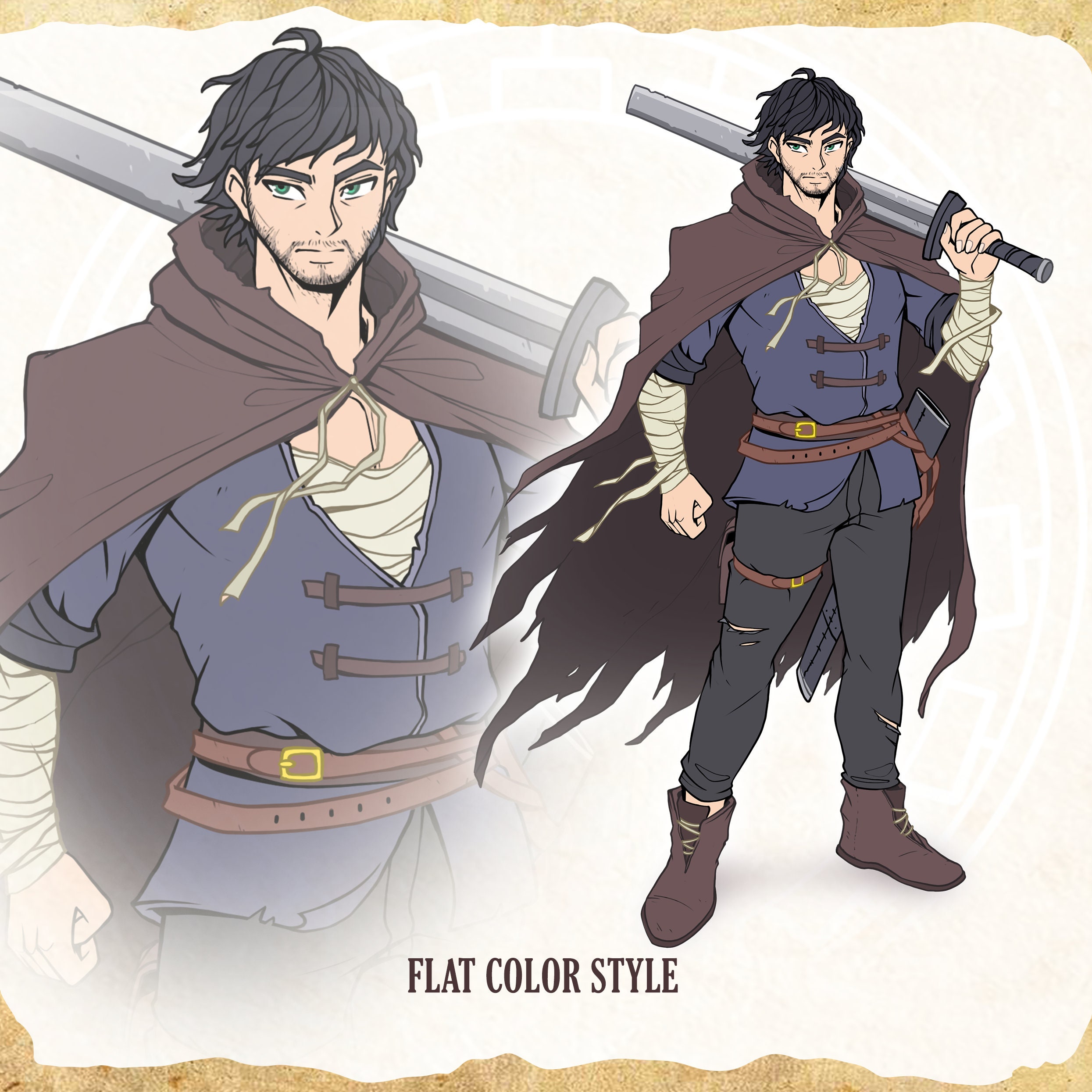 Personalized Character Art Dnd Custom Commission Character Dungeons ...