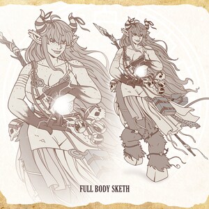 Custom Dnd Art Commission Personal Character Art Custom Illustration ...