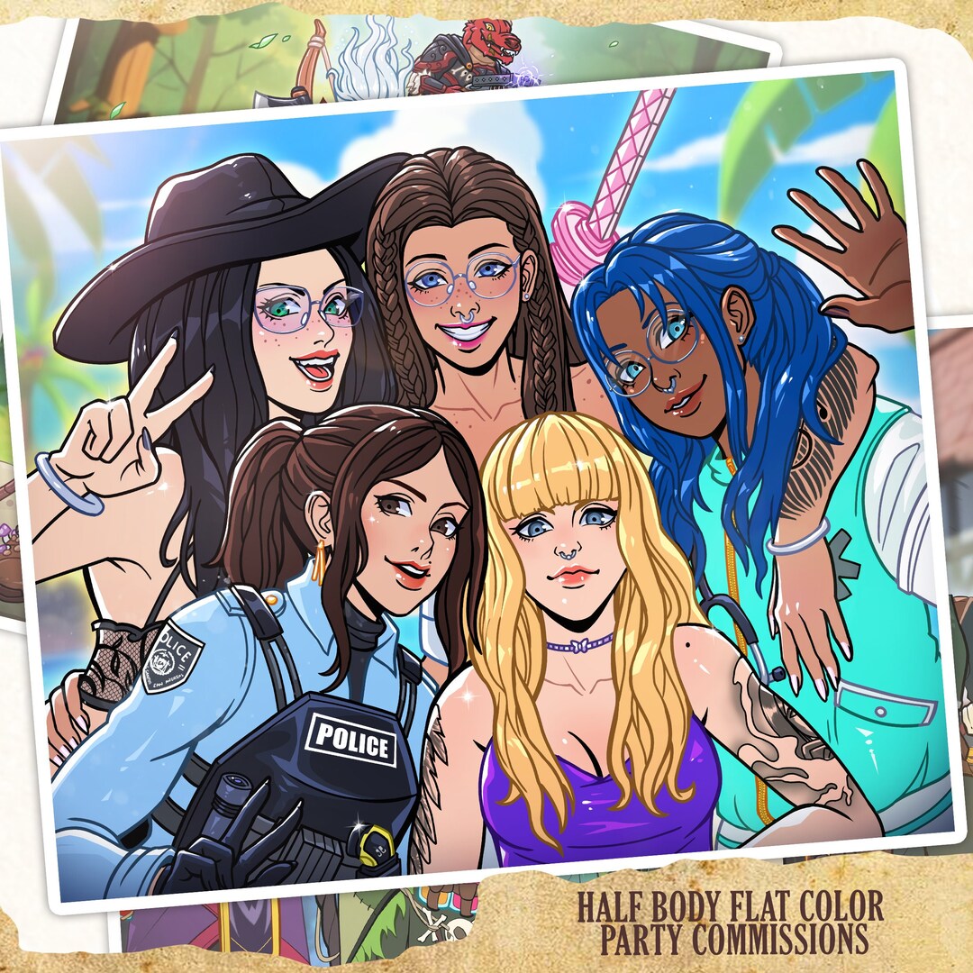 Dnd Character Art Commission Personalize Gift DND Portrait Character ...