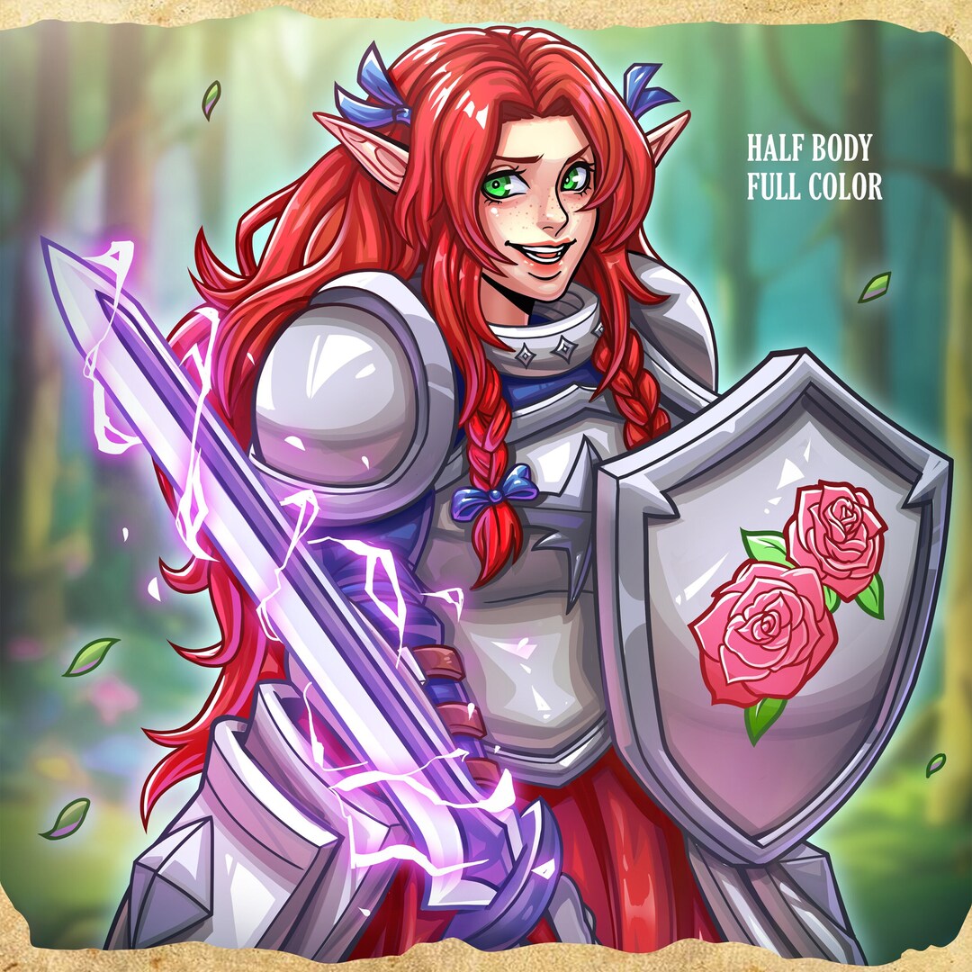 Personalize Dnd Art Character Design Commission Custom Dnd Printable ...