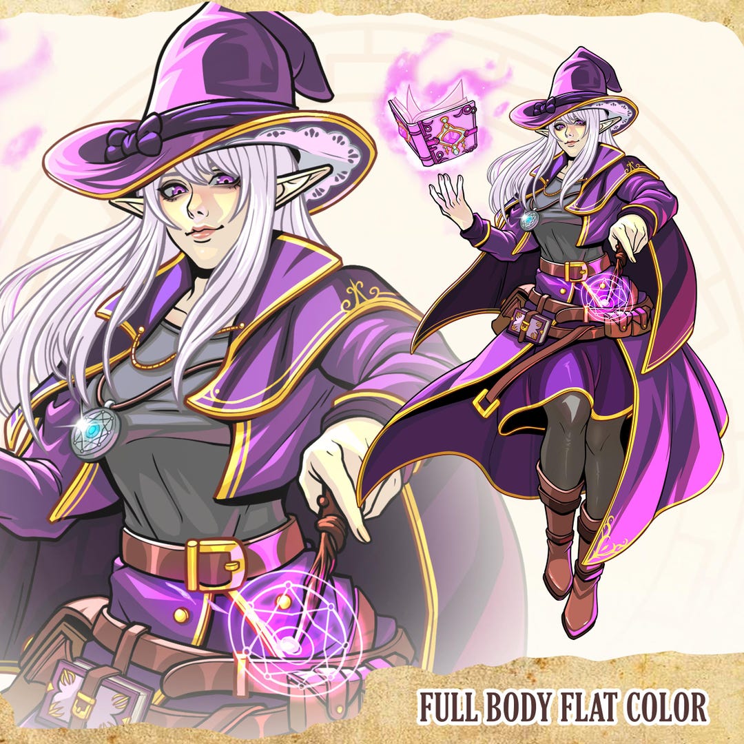 Dnd Art RPG Critical Role Pathfinder Character, Roll20 Group Commision ...