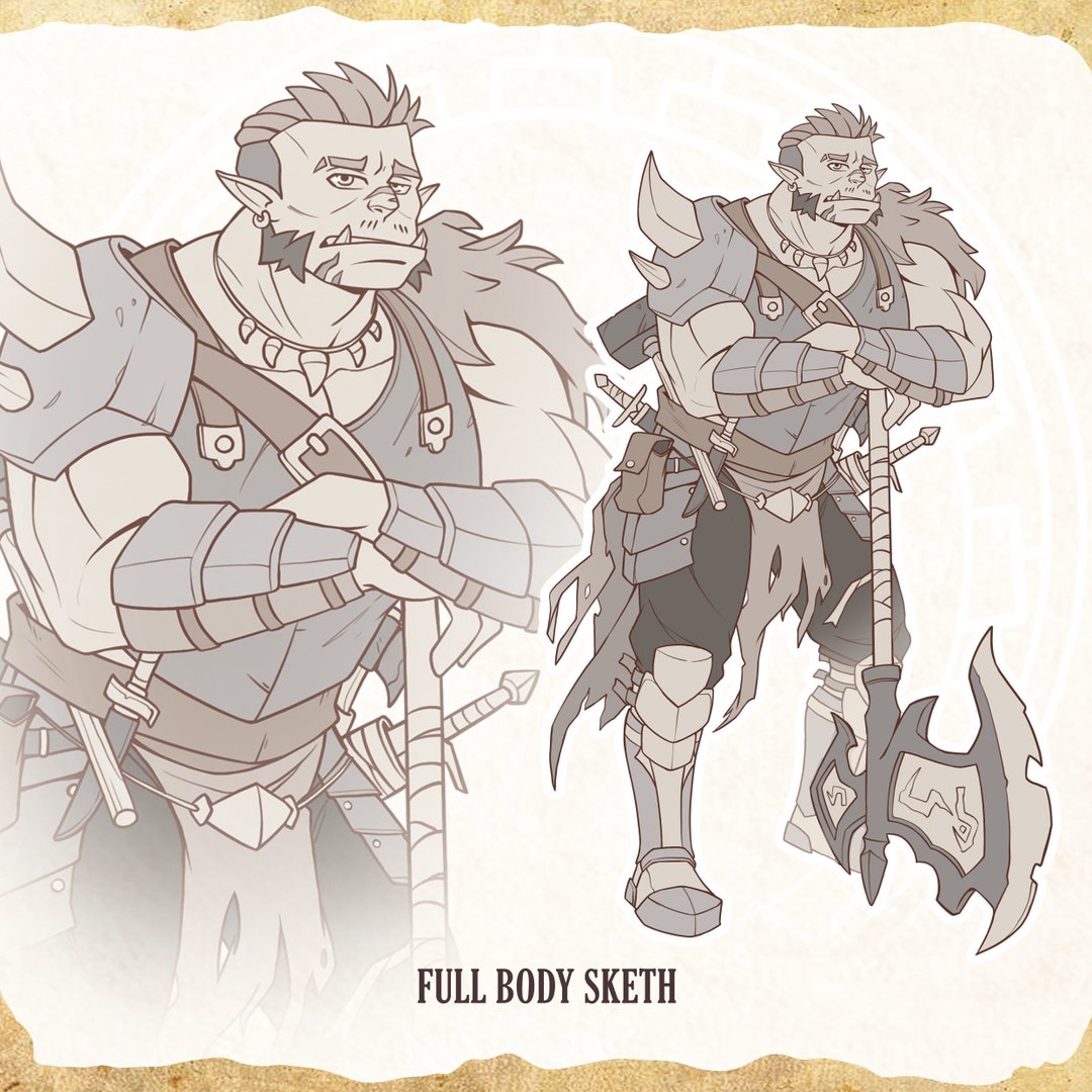Dnd Character Commission Custom DND Character Art Commission Dungeons ...