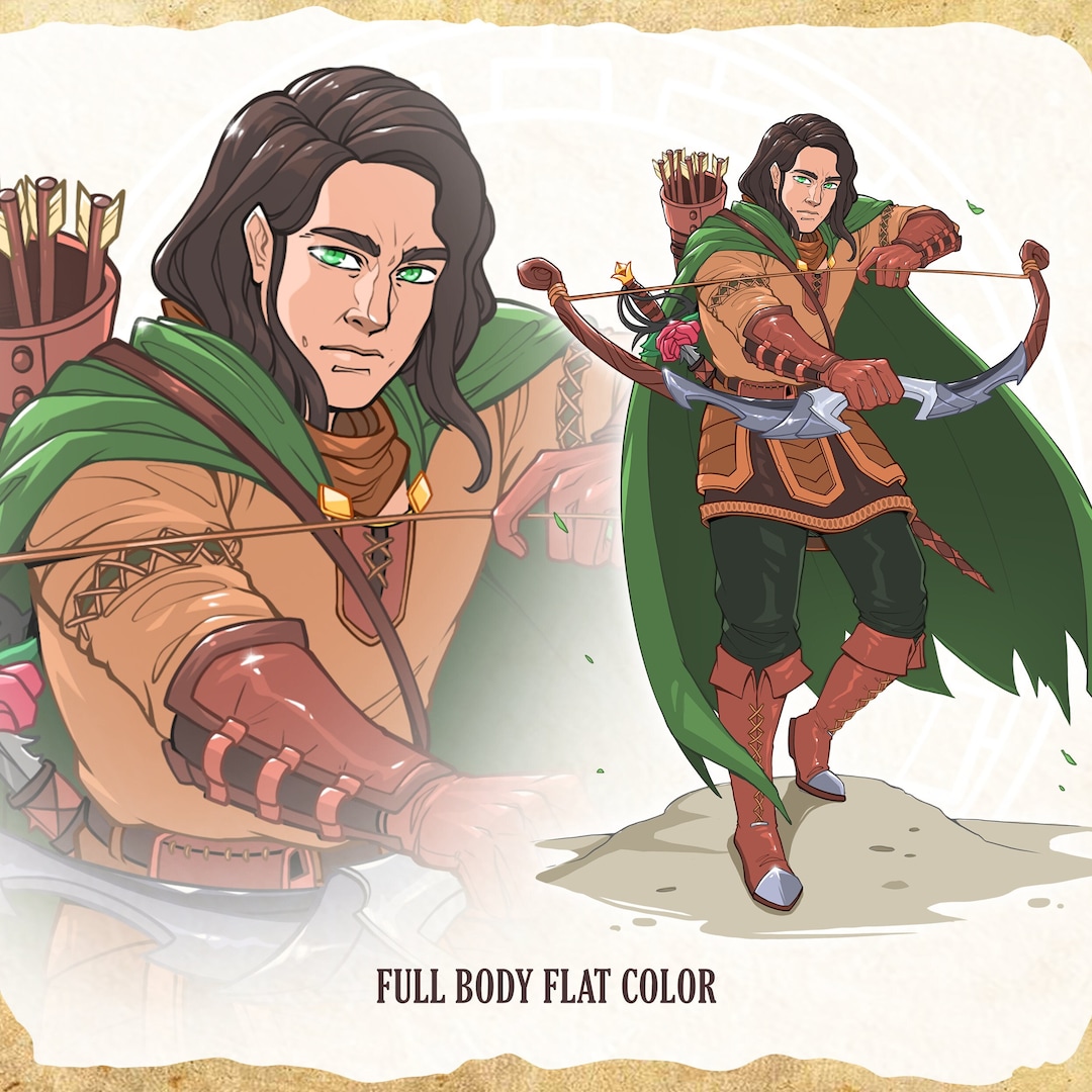 Dnd Art Commission Personalized Dungeons & Dragons Custom Character ...