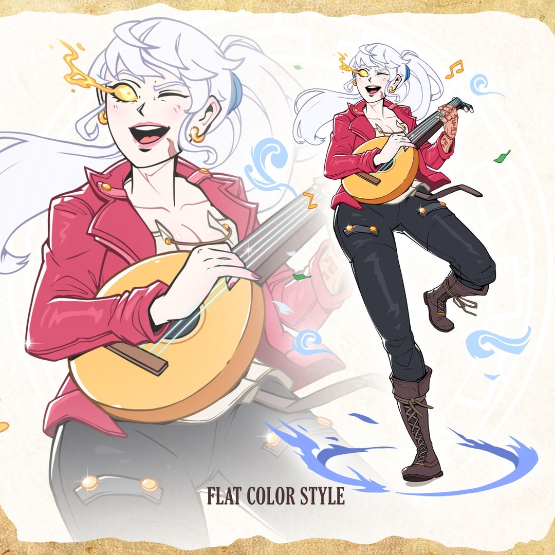 Personalized Character Commission Custom DND Character Art Commission ...