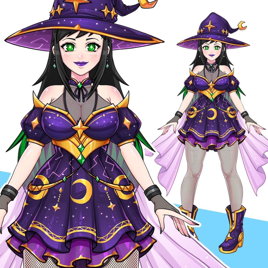 Customize Fullbody Cute 2dlive, Vtuber and Pngtuber Model Commission ...