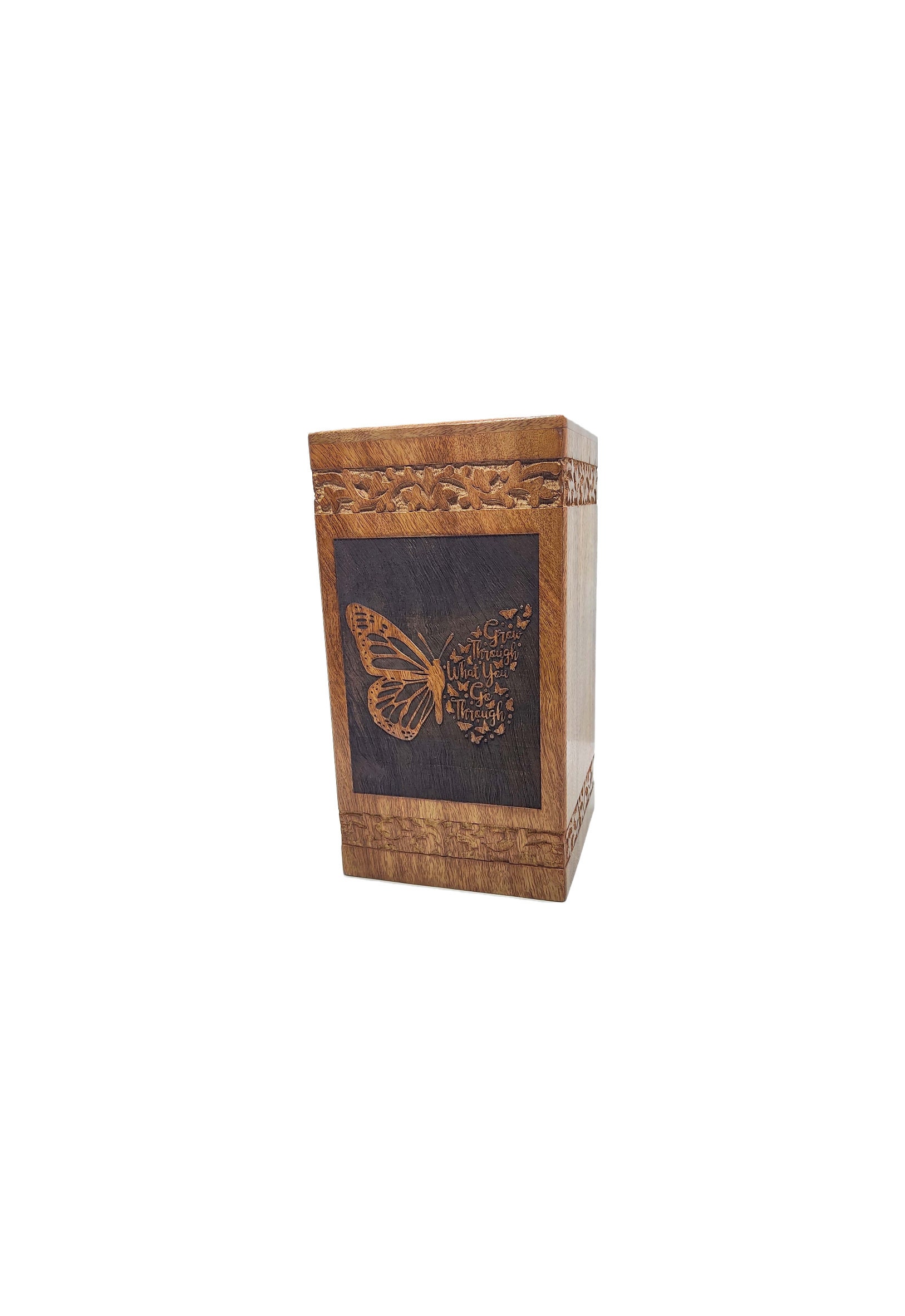 Personalized Butterfly Urn, Ashes Box, Laser Engraved Memorial Box ...