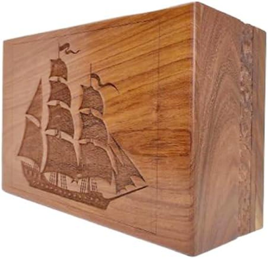 Wooden Urn Box for Ashes Adult Rosewood Urn for Ashes Guitar Funeral ...