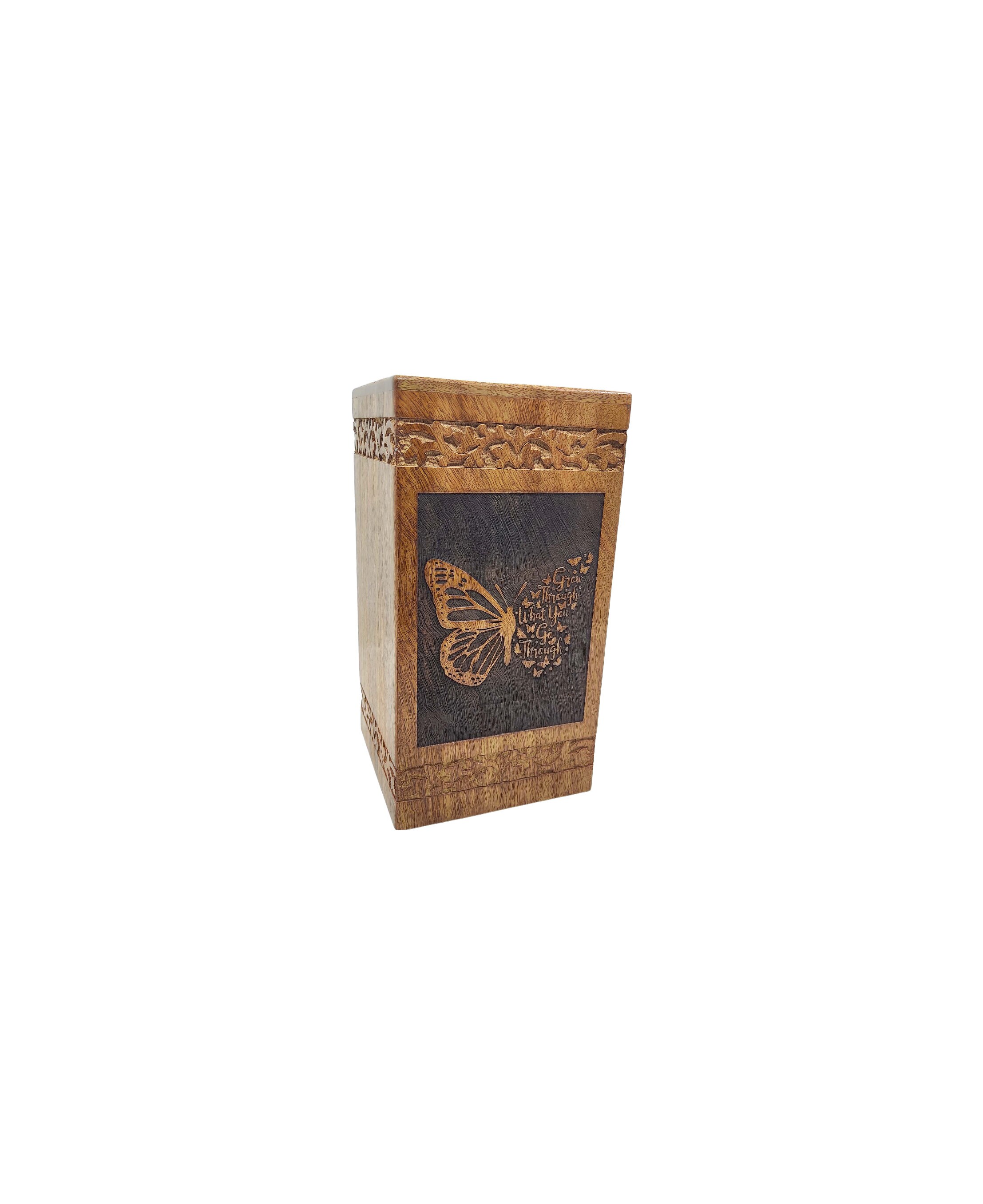 Personalized Butterfly Urn, Ashes Box, Laser Engraved Memorial Box ...