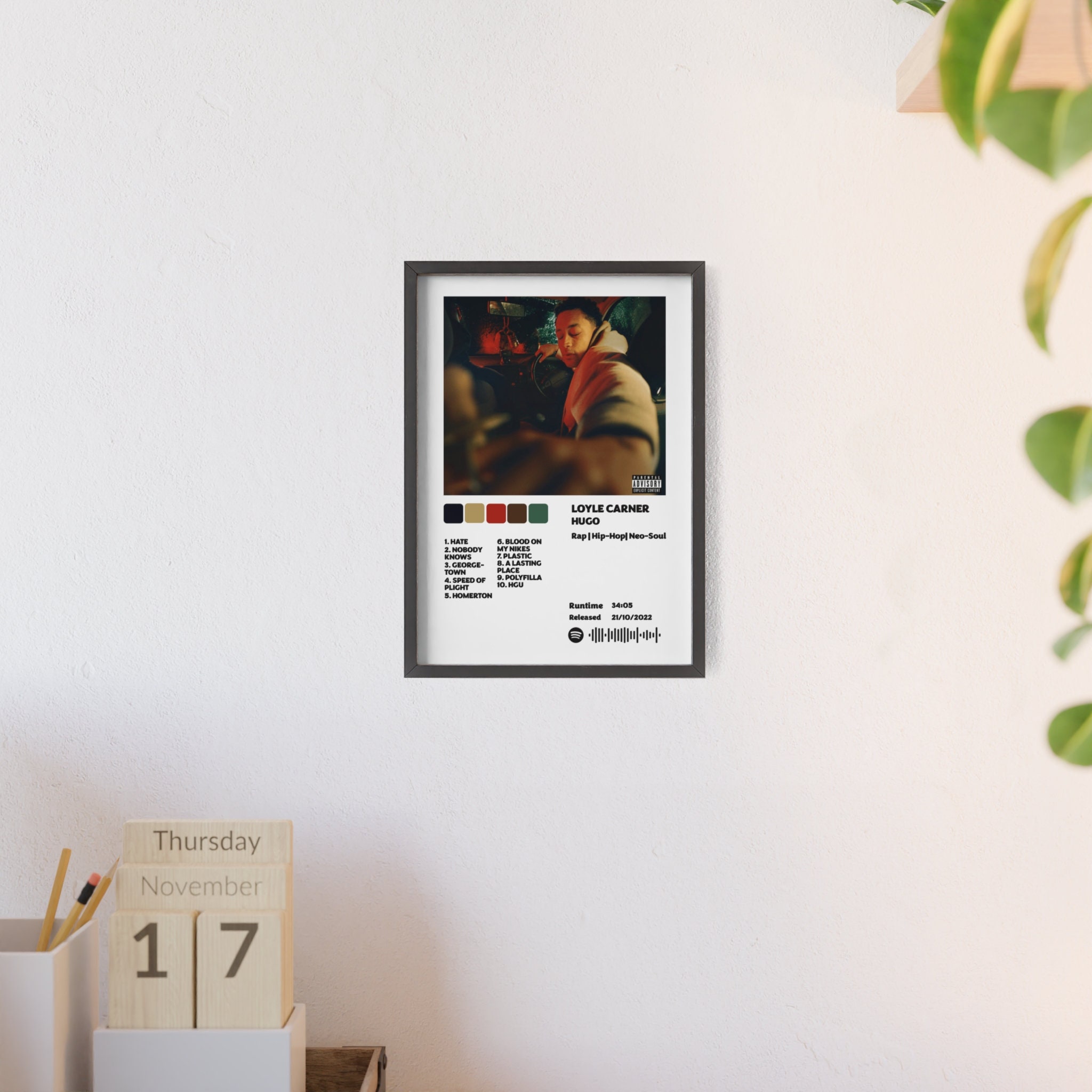 HGU - Loyle Carner Album Cover Poster - Etsy UK