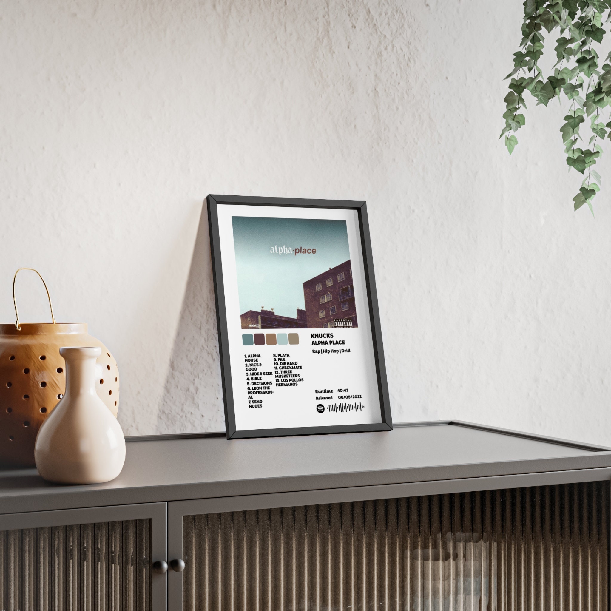 Knucks Album Cover Poster – Alpha Place Music Wall Art Decor - Etsy UK