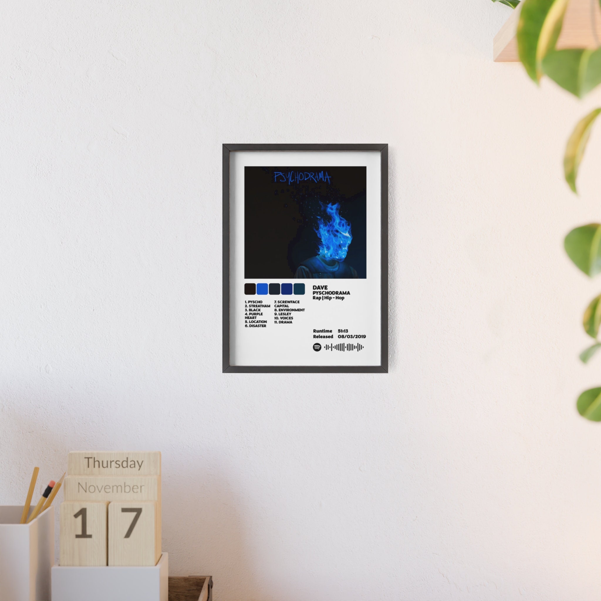 Pyschodrama - Dave Album Cover Poster - Etsy UK