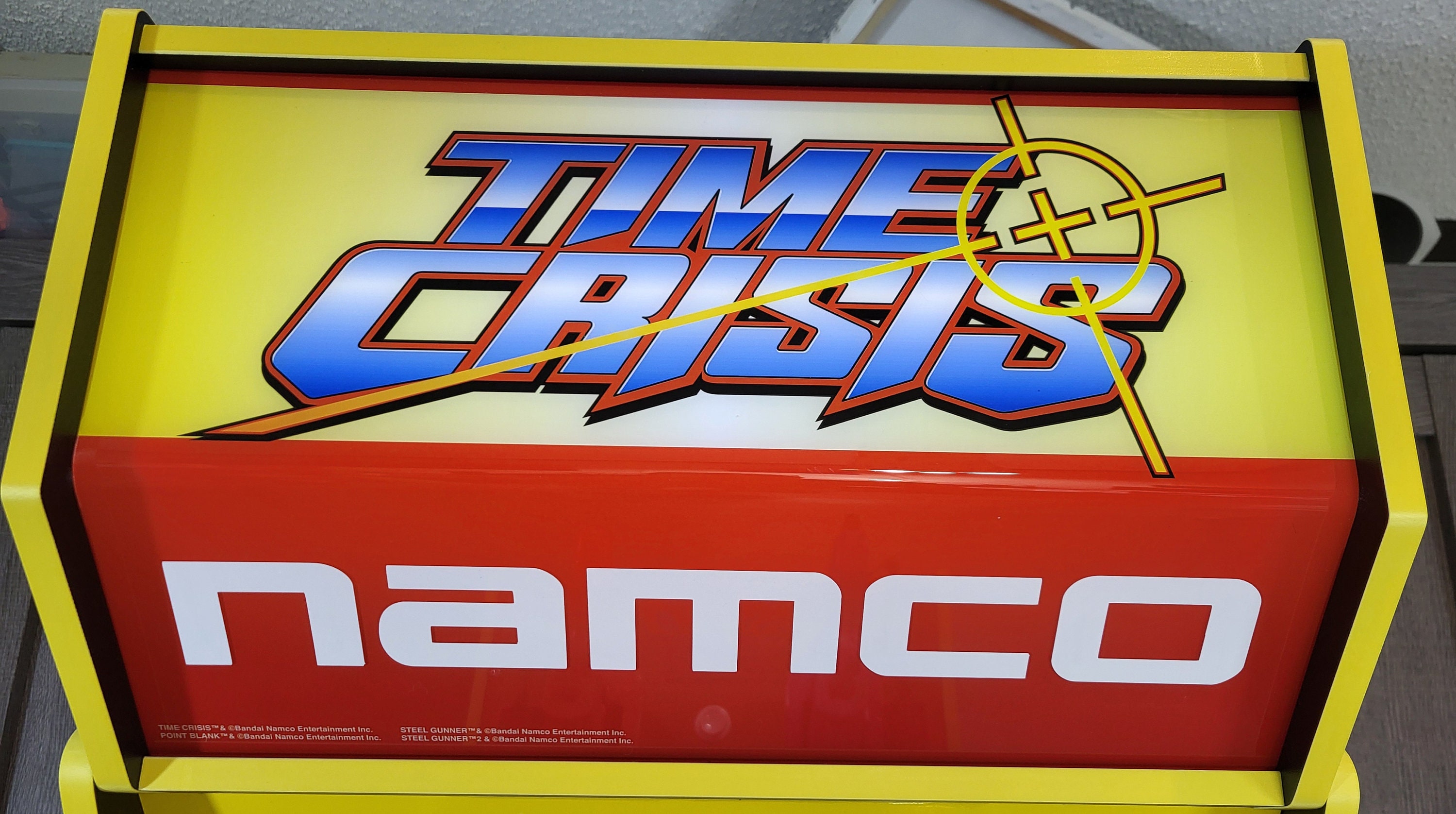 Arcade 1up TIME CRISIS NAMCO Marquee Only Decal Package - Etsy