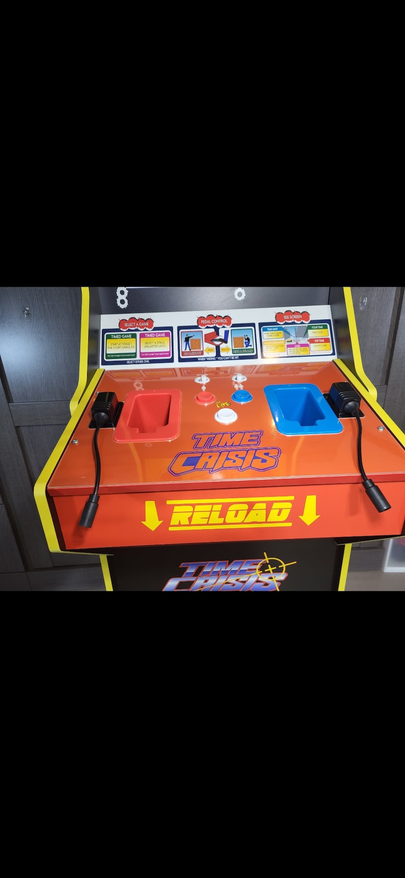 Arcade 1up TIME CRISIS NAMCO Decal Package - Etsy