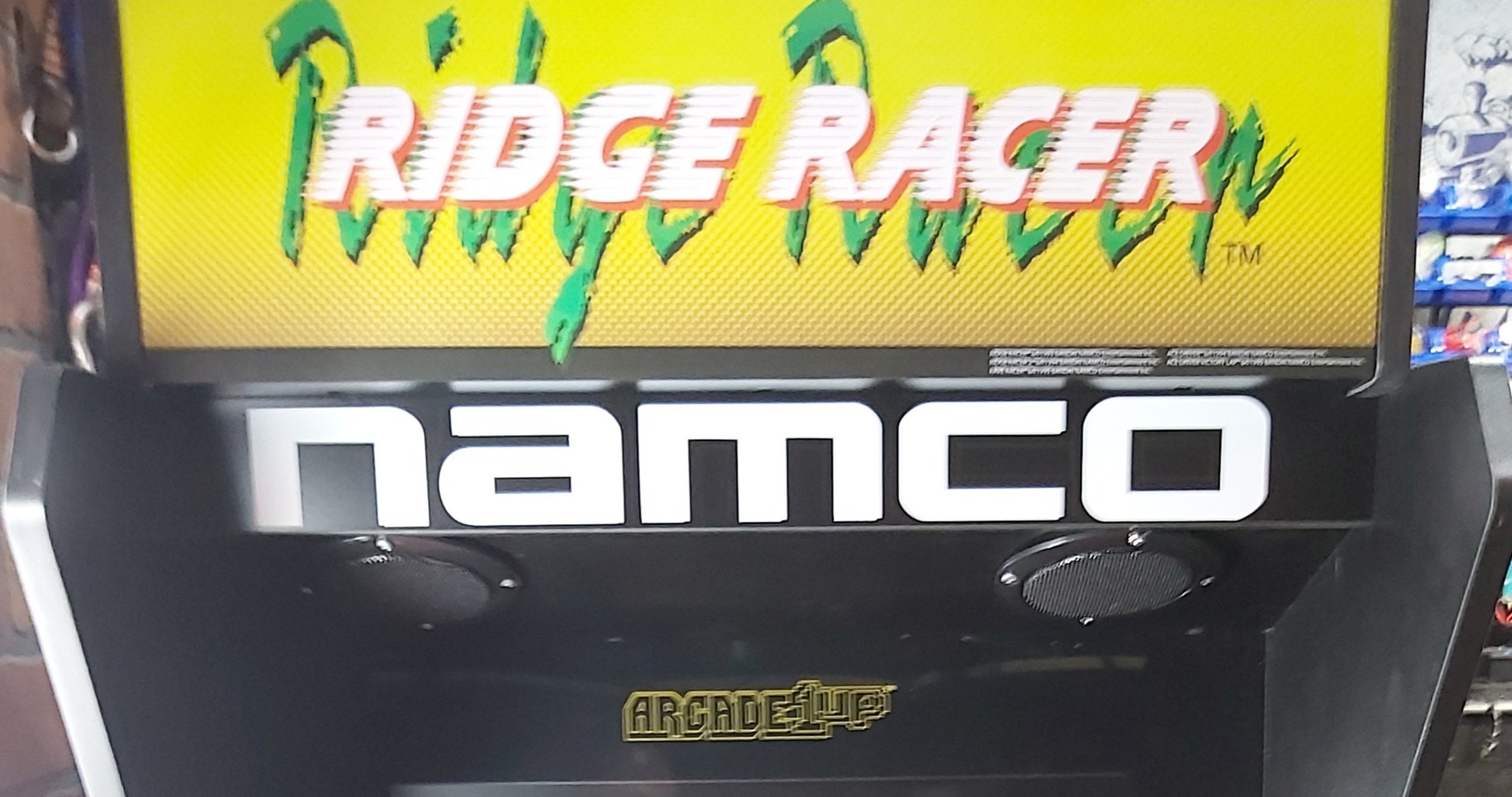 Arcade 1up RIDGE RACER NAMCO Decal - Etsy