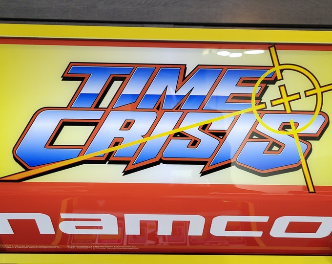 Arcade 1up TIME CRISIS NAMCO Marquee Only Decal Package - Etsy