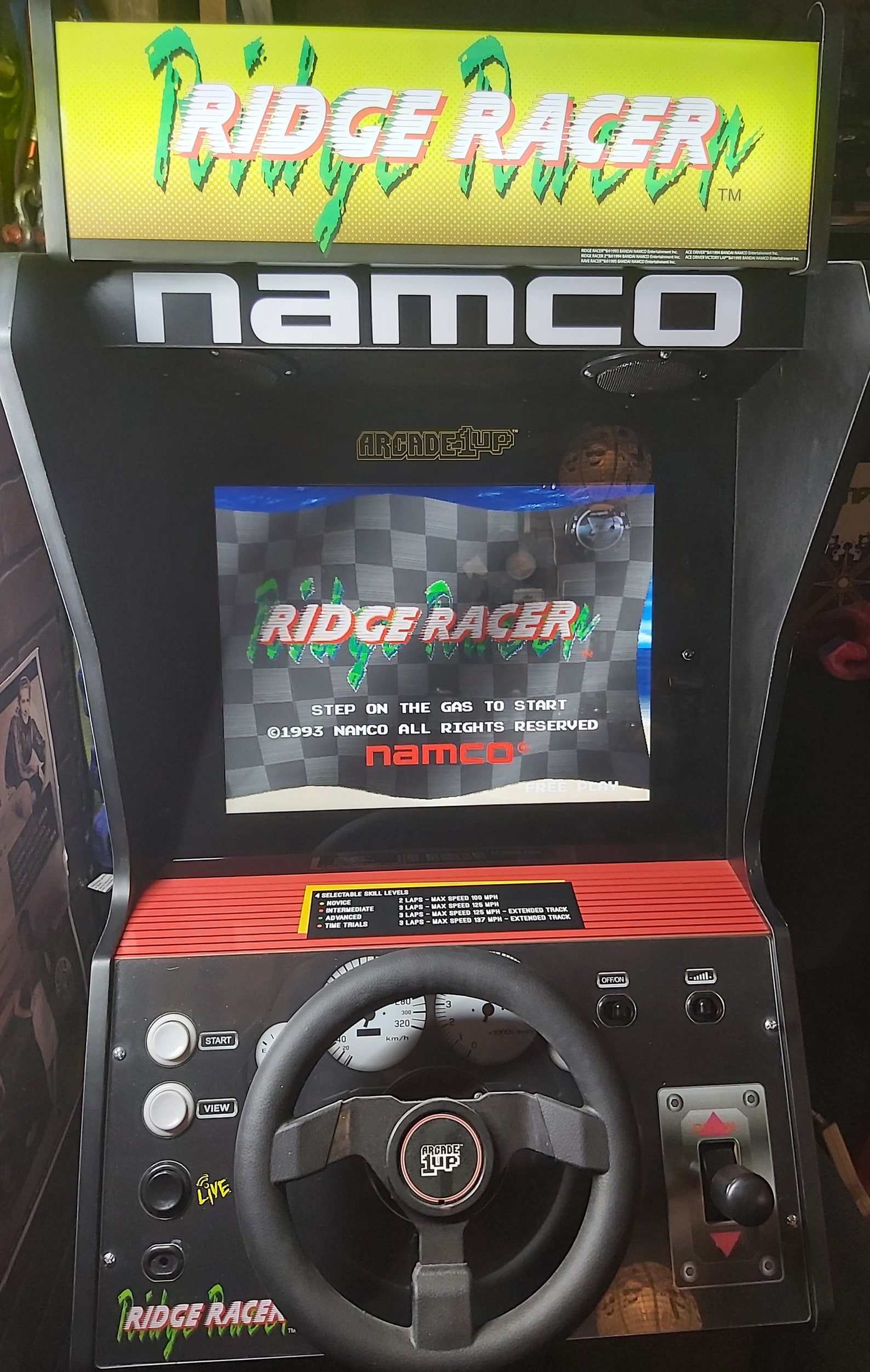 Arcade 1up RIDGE RACER NAMCO Decal - Etsy
