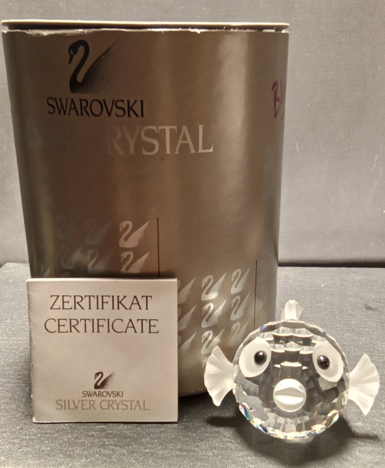 Swarovski Crystal Blow / Puffer Fish - Etsy