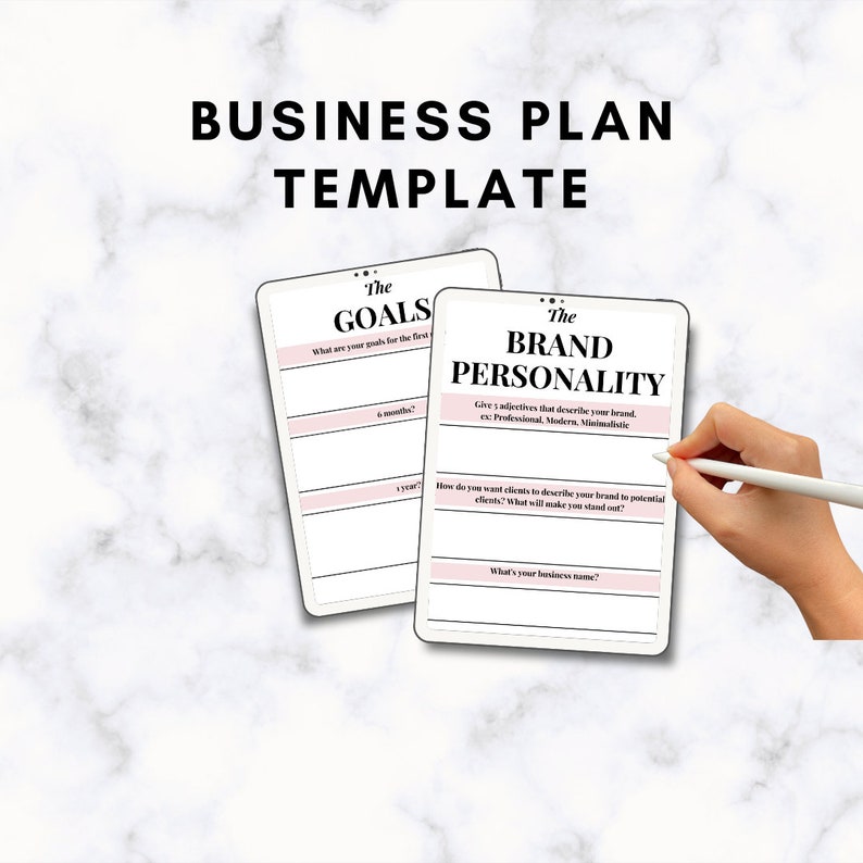 Small Business Plan Template Bundle, Canva Business Plan, Business ...